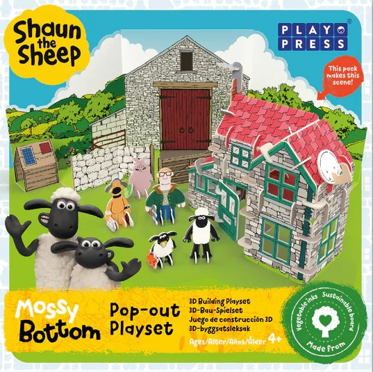Shaun the Sheep Pop-Out Playset -- Play Press