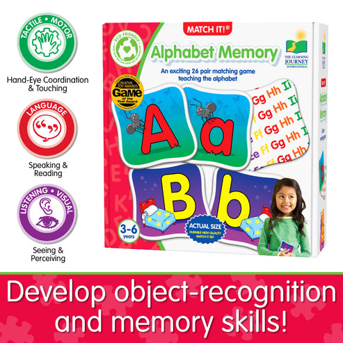Match It! – Memory - Alphabet - The Learning Journey – CuriousKidzz