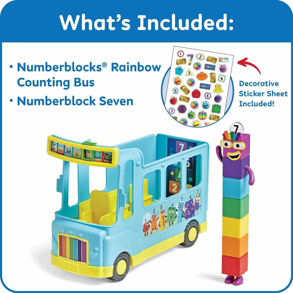 Hand2Mind - Numberblocks Rainbow Counting Bus – CuriousKidzz