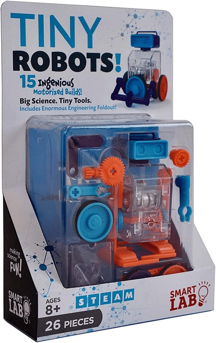 SmartLab Toys Tiny Robots - 15 Ingenious Motorized Builds – CuriousKidzz