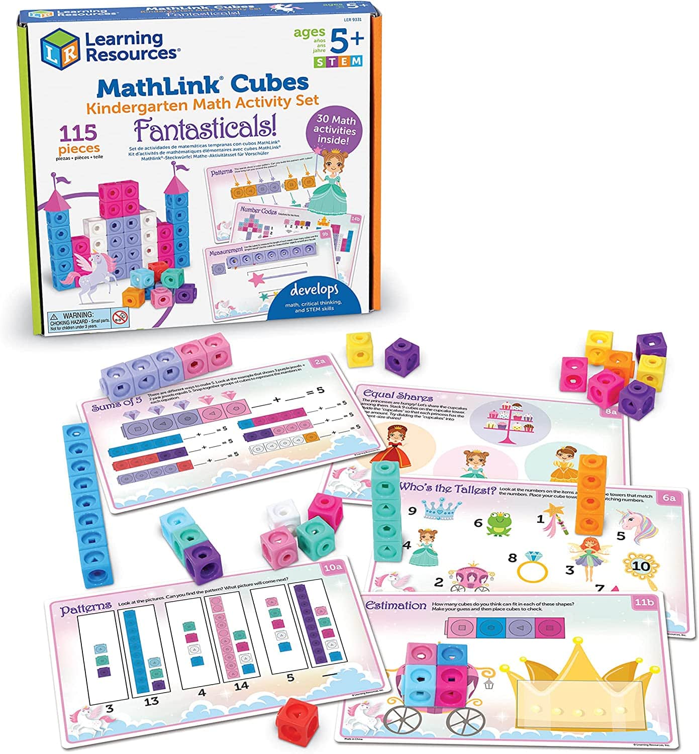 Learning Resources - Mathlink Cubes Early Math Activity Set – CuriousKidzz