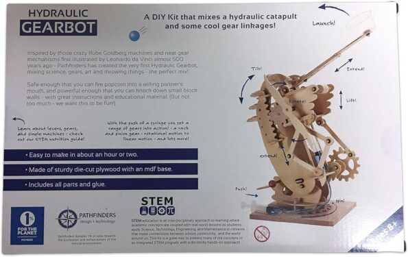 Hydraulic Gearbot -- Pathfinders Wooden Kits – CuriousKidzz