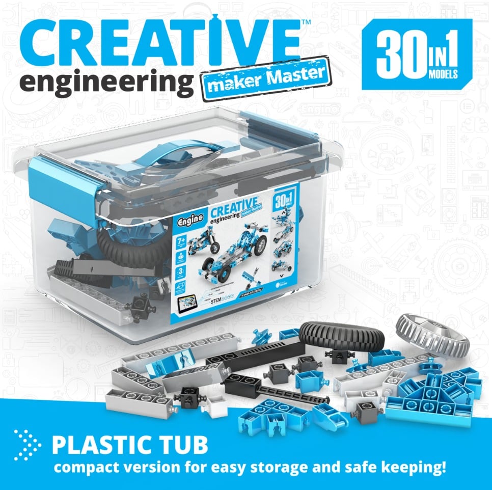 Engino - Creative Engineering 30 in 1 Maker Master – CuriousKidzz