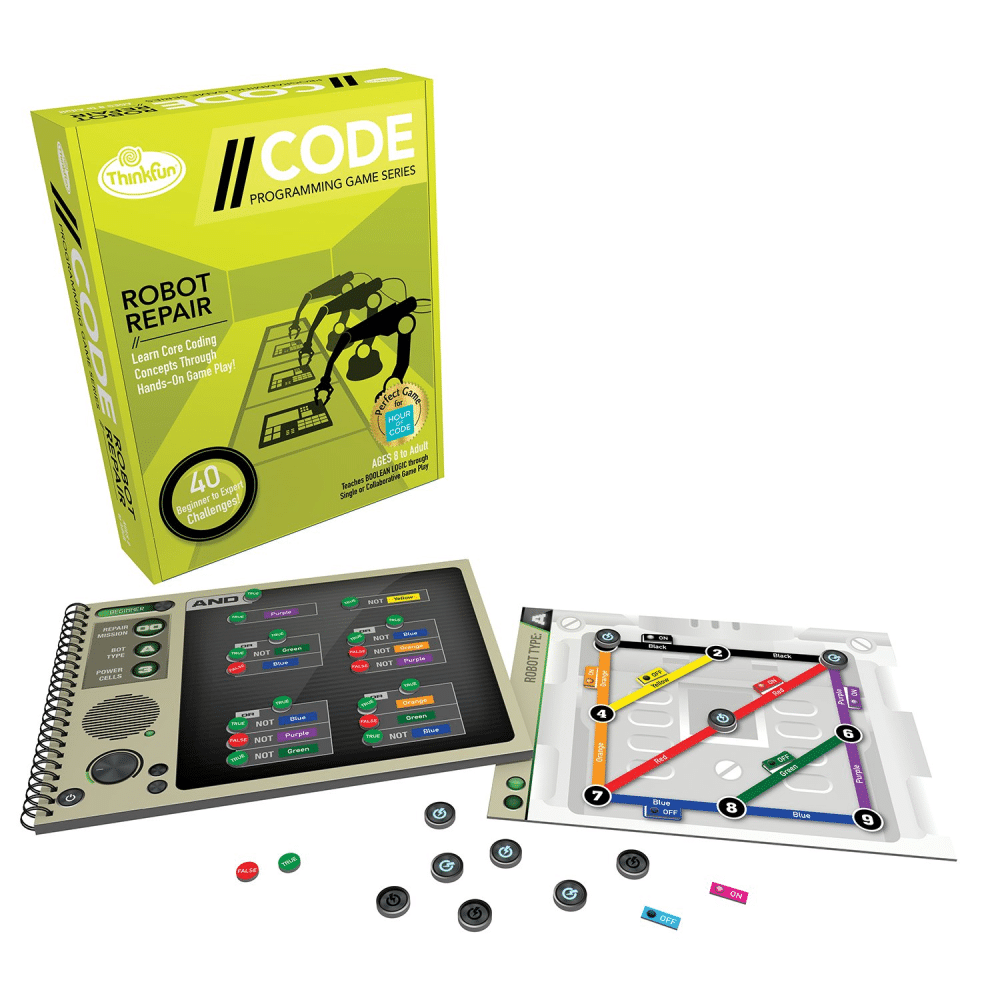 ThinkFun - CODE: Robot Repair Game – CuriousKidzz