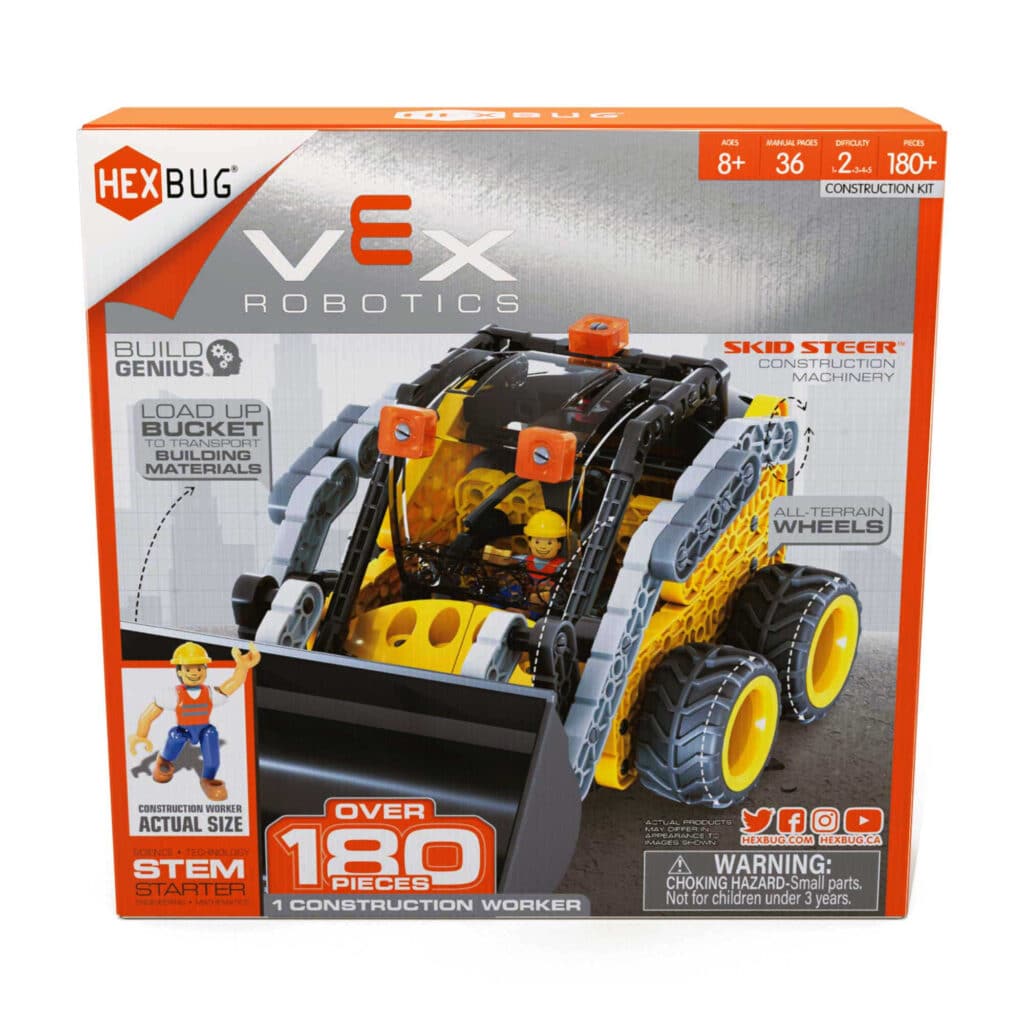 Hexbug VEX Robotics Skid Steer Construction Kit | Curiouskidzz Hexbug VEX Robotics Skid Steer Construction Kit | Curiouskidzz